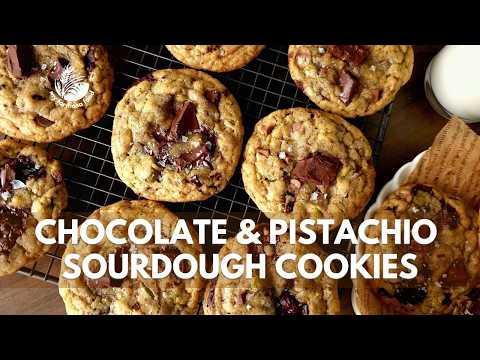 Irresistible Sourdough Discard Cookies! The Best Chocolate Chip & Pistachio Recipe