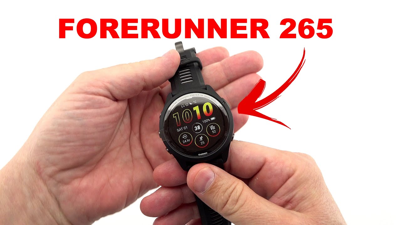 Garmin Forerunner 265 Black Unboxing - YouTube