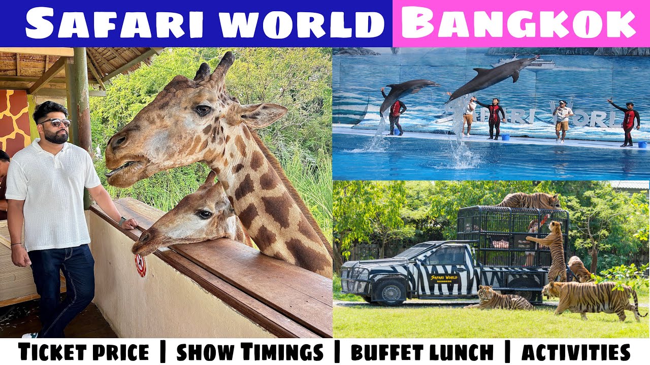 Safari World Bangkok | Jungle Safari | Dolphin Show | Marine Park ...