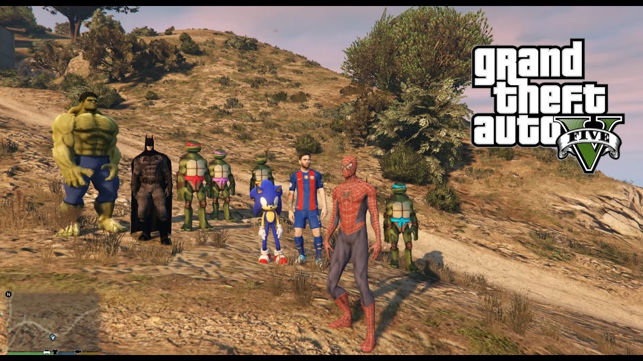 GTA 5 Teenage Mutant Ninja Turtles mod - Best Moments - YouTube