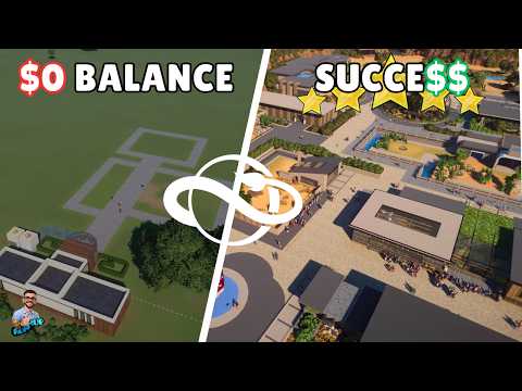 I Built A Zoo Starting With $0 | Planet Zoo Extreme Challenge