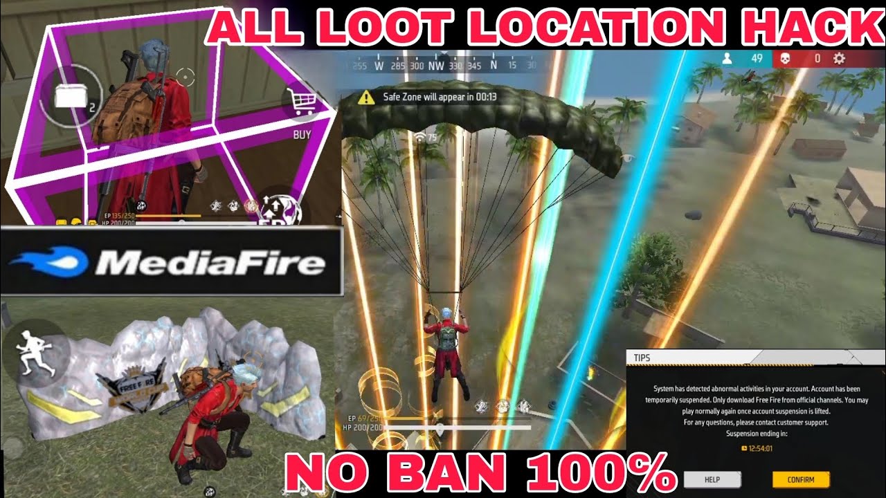 freefire new all loot location hack ff new all loot location ff loot ...