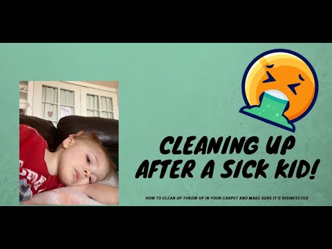 How to Clean Up Throw Up in Carpet - YouTube