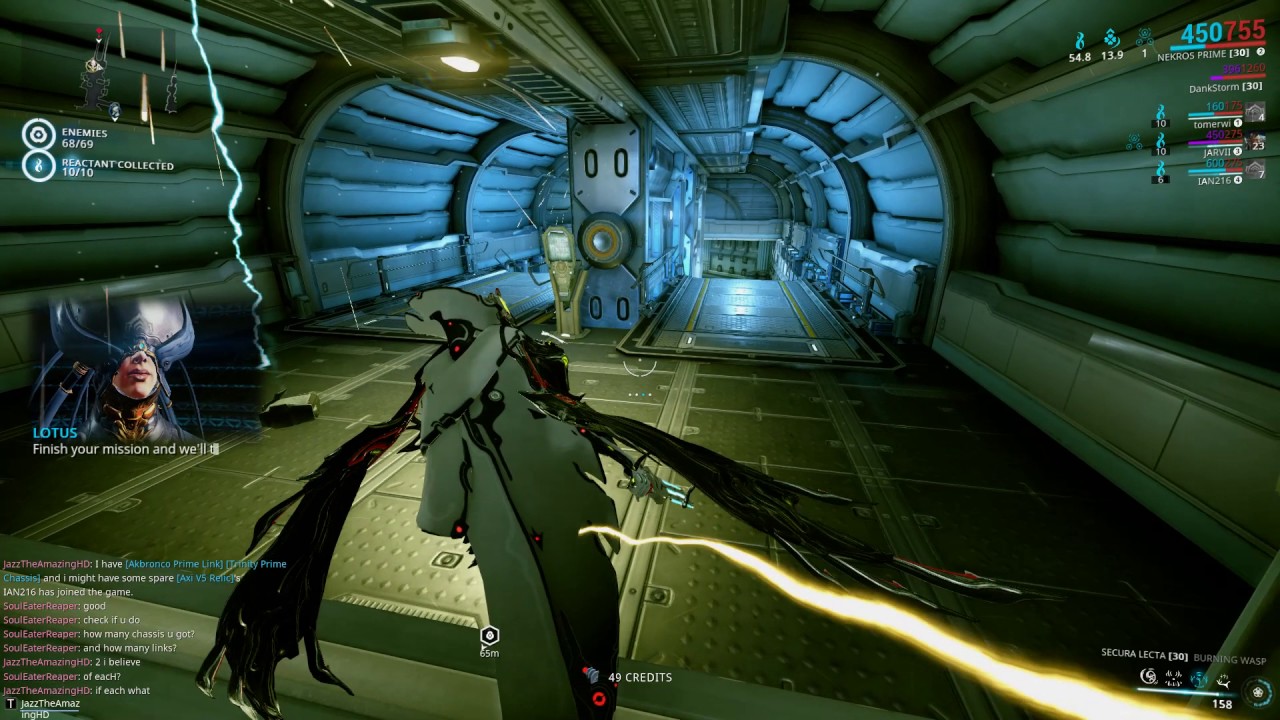 Warframe Ember prime chassis from random user intact relic - YouTube