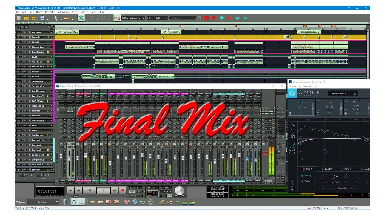 Just for Fun Samplitude Pro X4 - YouTube