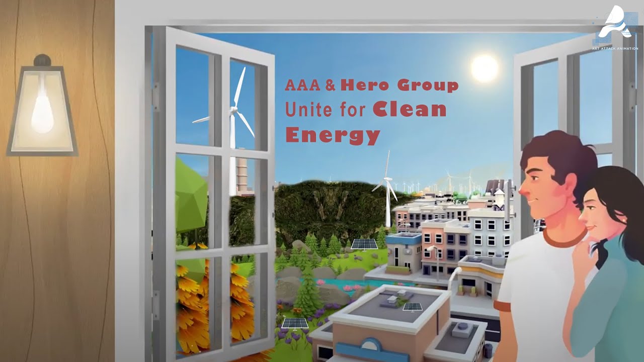 Hero Future Energies | HFE | Hero Group | Renewable Energy | CGI 3D ...