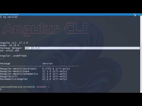 Instalacion Node Js - Angular CLI v.17 - YouTube