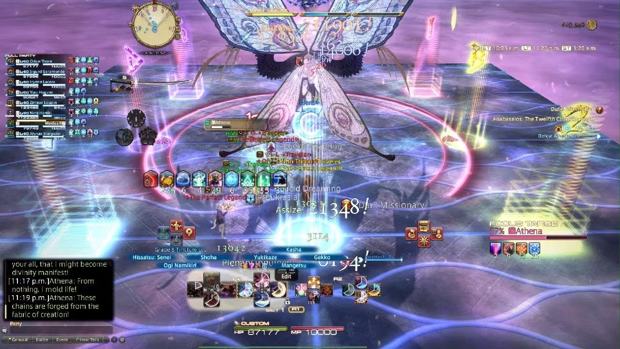 FINAL FANTASY XIV - P12S para 3 progged! - YouTube