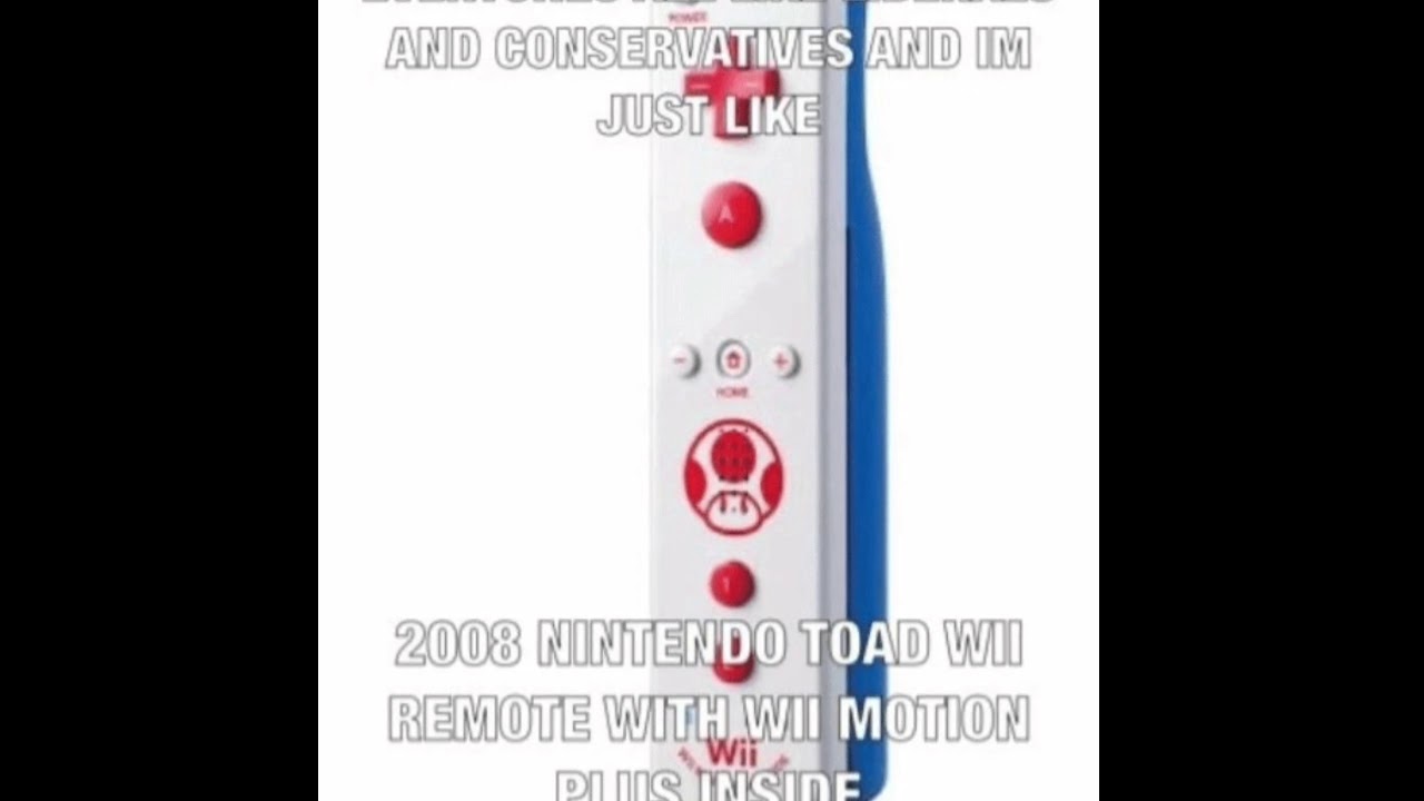 2008 nintendo toad wii remote with wii motion plus inside - YouTube