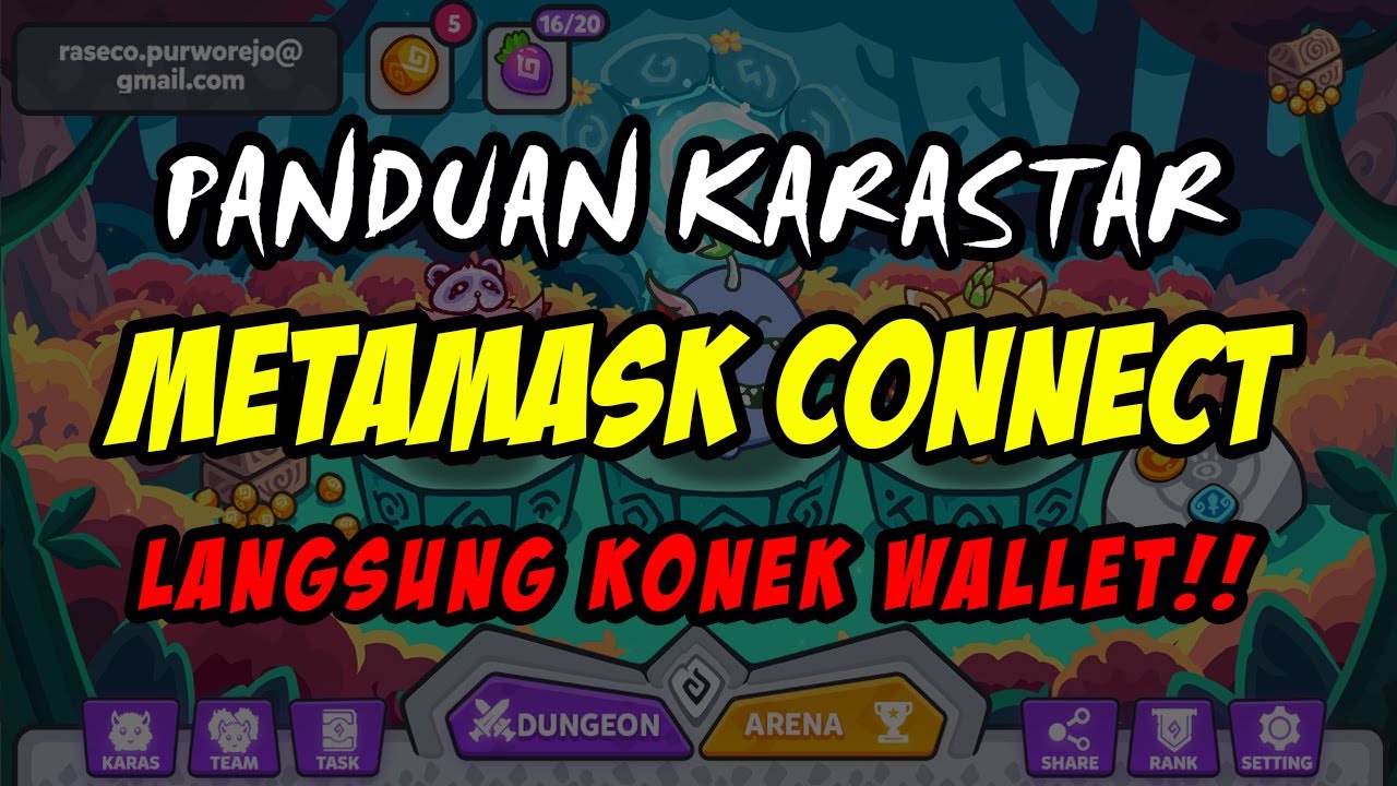 Karastar NFT Game Tutorial | Karastar Android dengan Metamask | Android ...