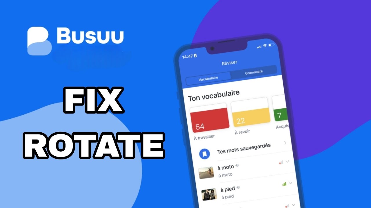 How To Fix And Solve Rotate On Busuu App | Final Solution - YouTube