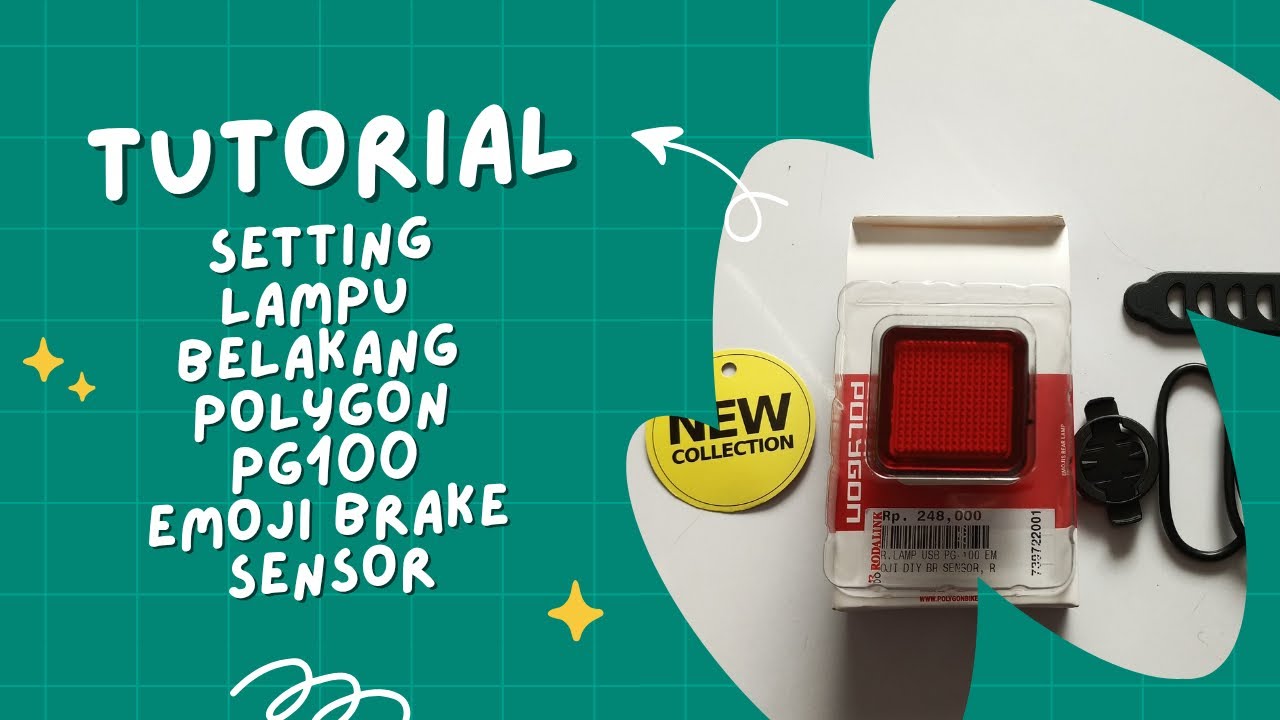 Unboxing & Setting Lampu Polygon PG-100 Emoji DIY Brake Sensor ...
