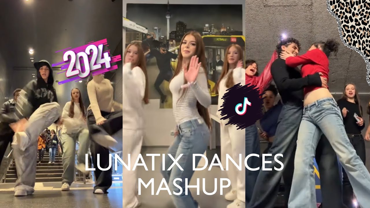 ALL POPULAR LUNATIX AND CREWNIQUE DANCES TIKTOK MASHUP (random play ...