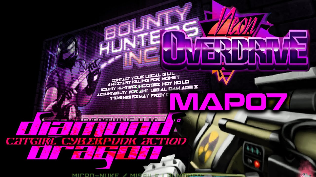 DOOM: NEON OVERDRIVE (MAP07)- DIAMOND DRAGON - YouTube