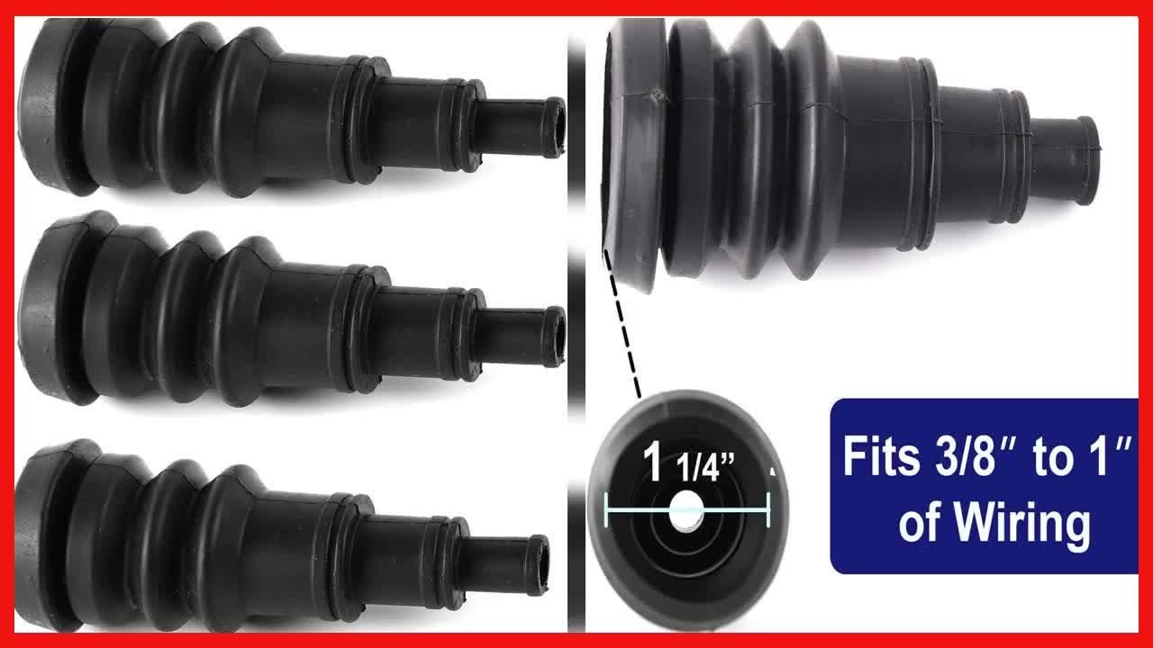 (3 Pack) Universal Firewall Boot - Safe and Convenient Firewall Grommet ...