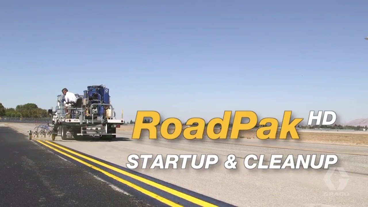 Graco RoadPak HD - Startup & Cleanup - YouTube