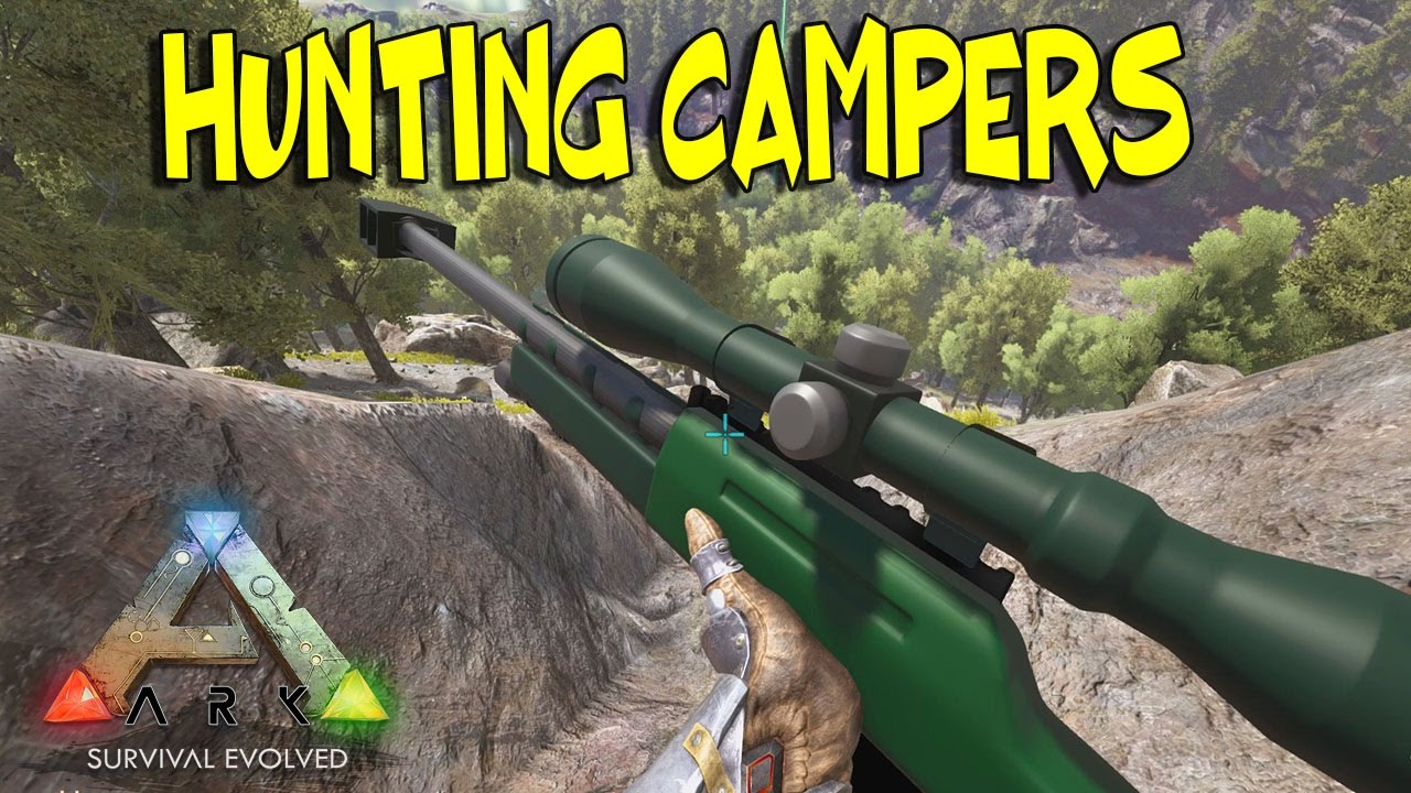 "HUNTING VOLCANO CAMPERS" LIVING FOR THE LOOT #1 | Ark: Survival ...