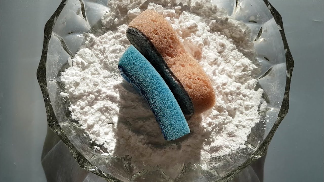 Old worn-out* sponges with cornstarch squeezing & ripping #sponge ASMR ...