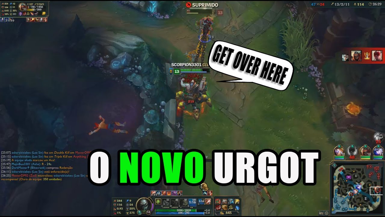 NOVO URGOT feat. Ventilador | League of Legends - YouTube