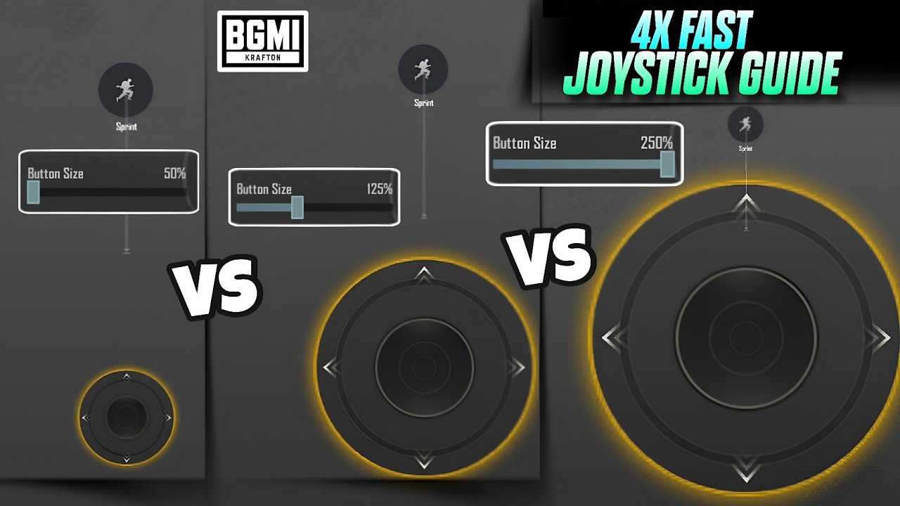 Small Vs Medium Vs Big Joystick Which Joystick Size Is Best In BGMI ...