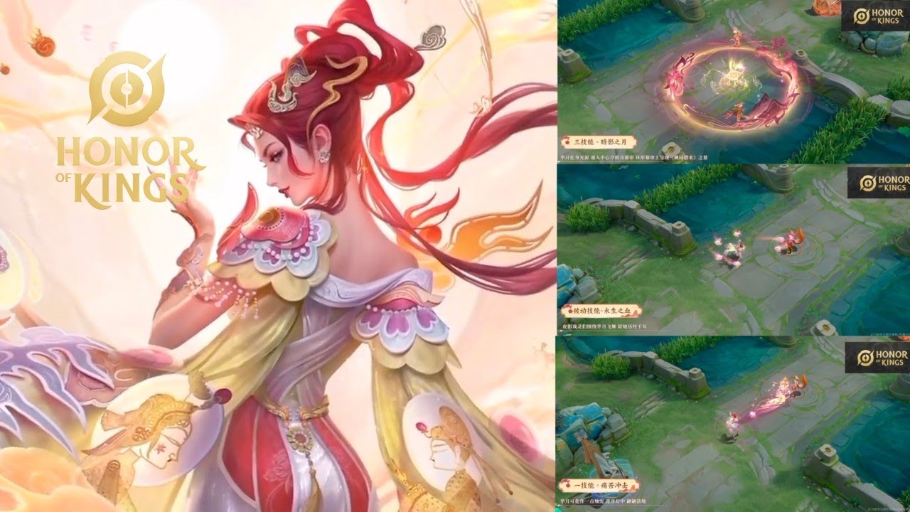 Mi Yue new skin skill effects - Honor of Kings - YouTube