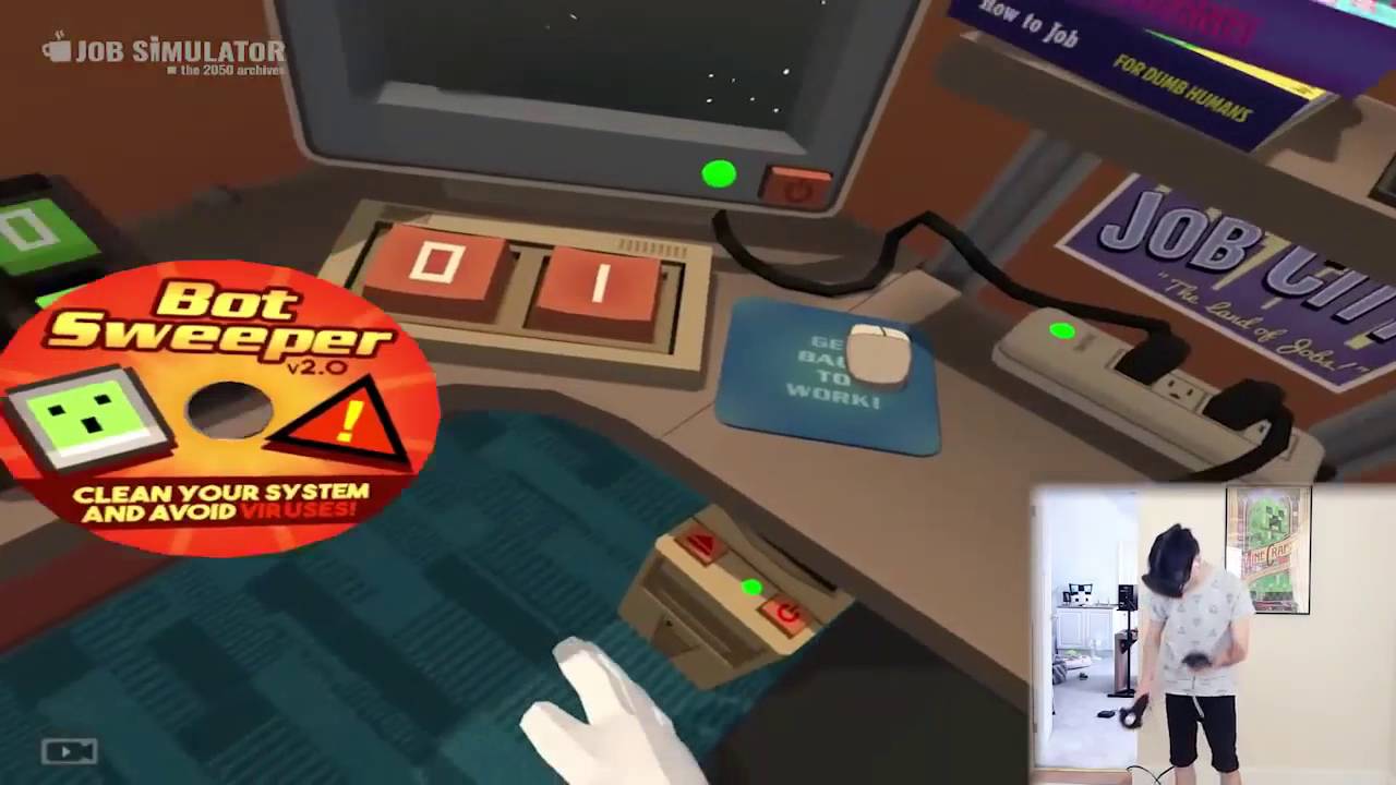 DanTDM :TDM Job Simulator - I Have crazy time !! | Job Simulator fun HD ...