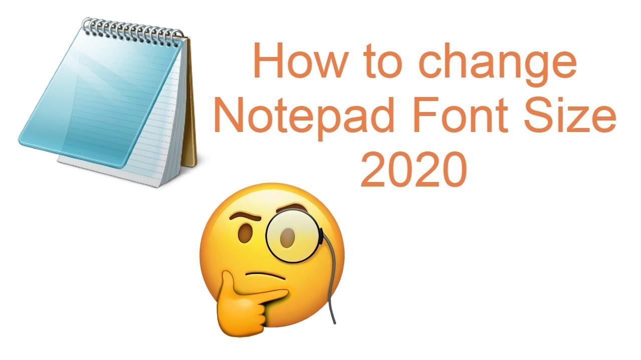 How To Change Notepad Font Size 2020 New Bangla YouTube how-to-change-notepad-font-size-2020-new-bangla-youtube
