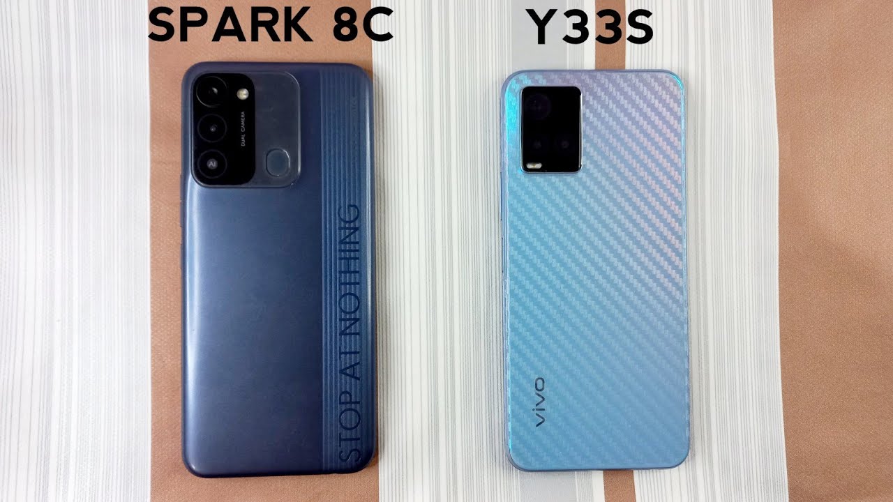 Tecno Spark 8C Vs Vivo Y33s | SPEED TEST - YouTube