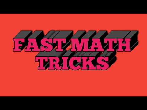 Fast math tricks for kids - YouTube