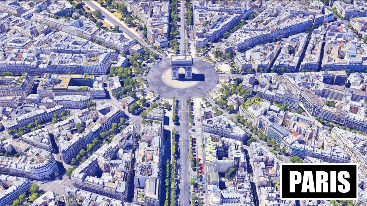 Virtual tour of Paris City France. - YouTube