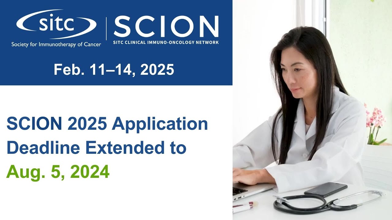 SCION 2025 Application Deadline Extended to Aug. 5, 2024 - YouTube