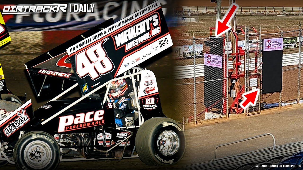 First look at Lincoln Speedway's virtual flagging system - YouTube