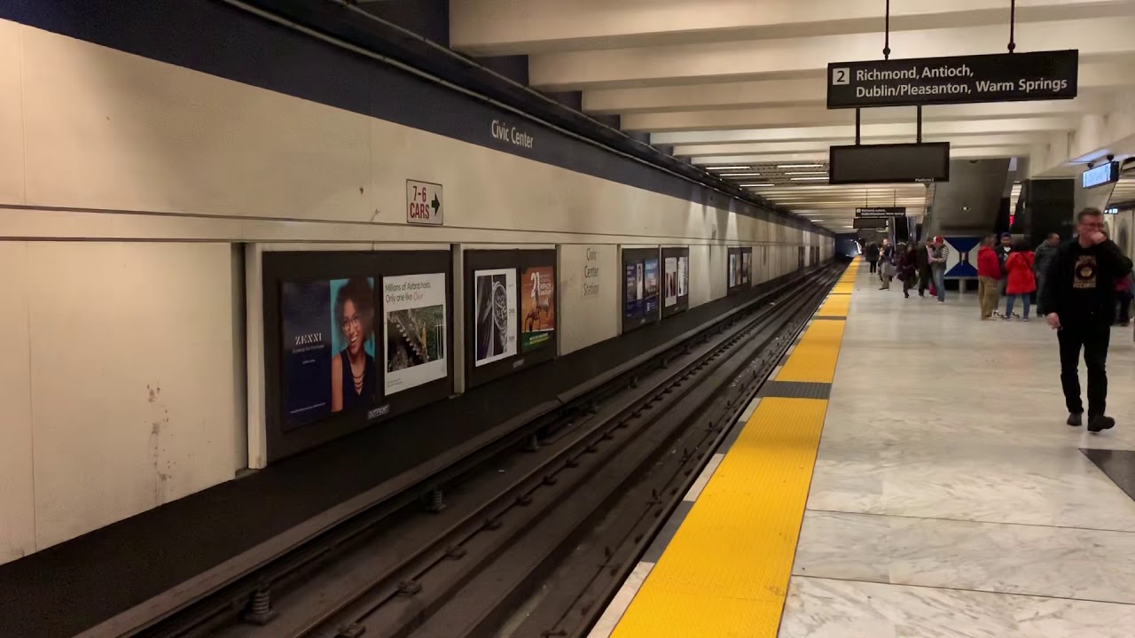 New 9 cars 3 door fleet of future blue line San Francisco Dublin ...