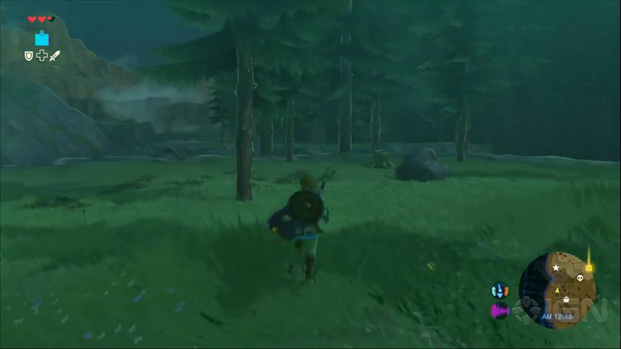 7 Minutes of Legend of Zelda Breath of the Wild Nighttime Gameplay ...