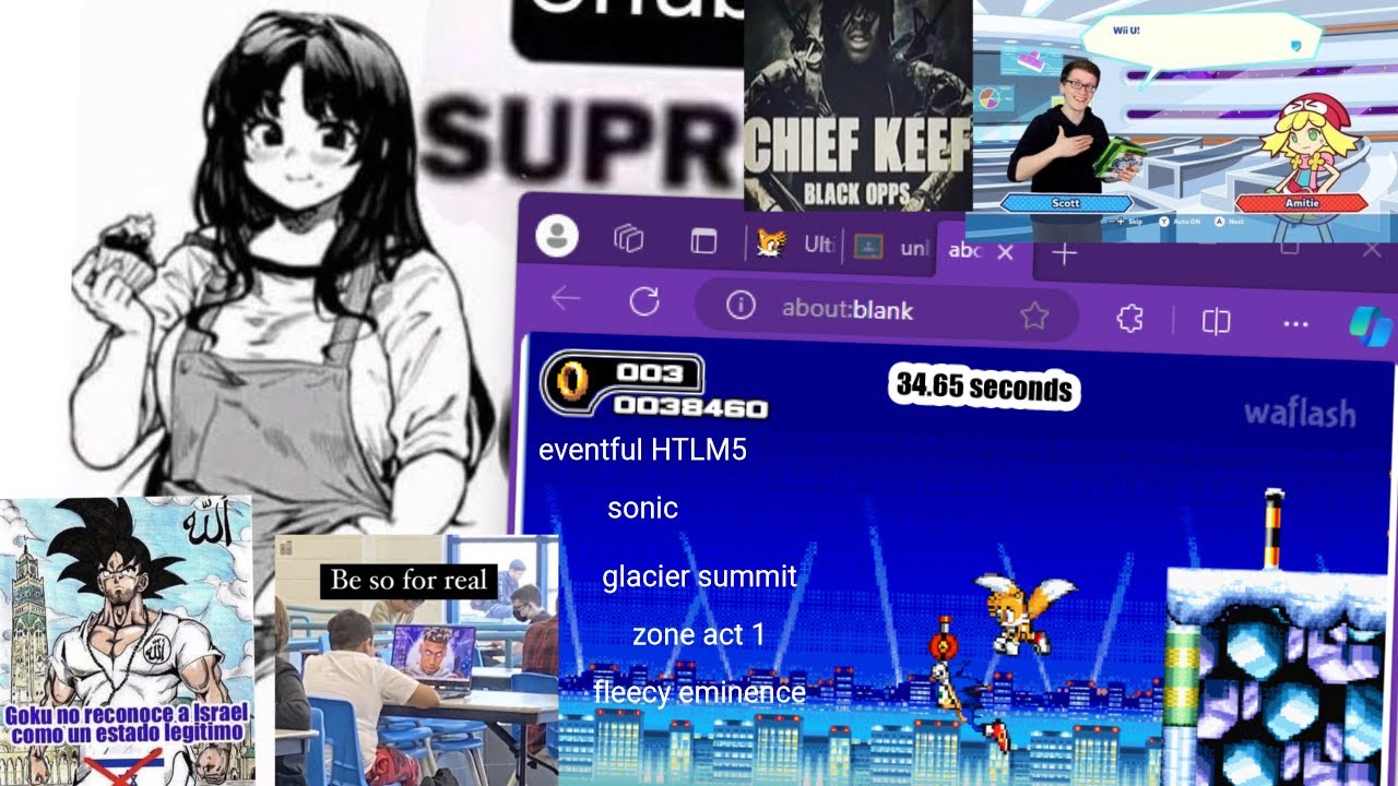 ultimate flash sonic - ice paradise zone act 1 speedrun (sonic - 34.65 sec) (unblocked games 76 ...