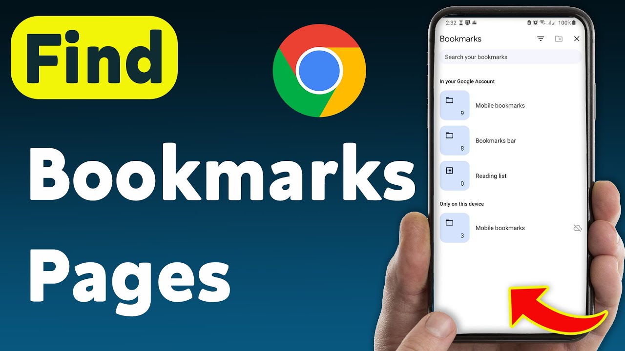 How to Find Bookmarks Pages on Google Chrome (Updated) - YouTube