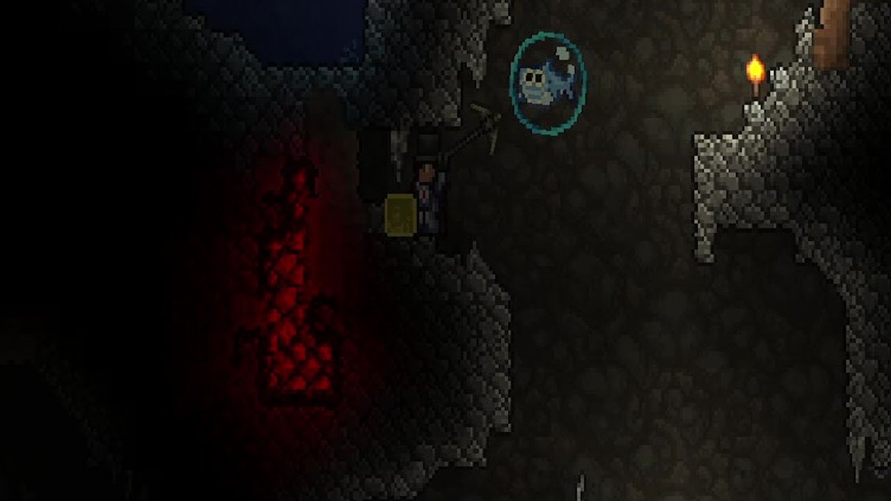 Terraria #7 Bone Pickaxe! - YouTube