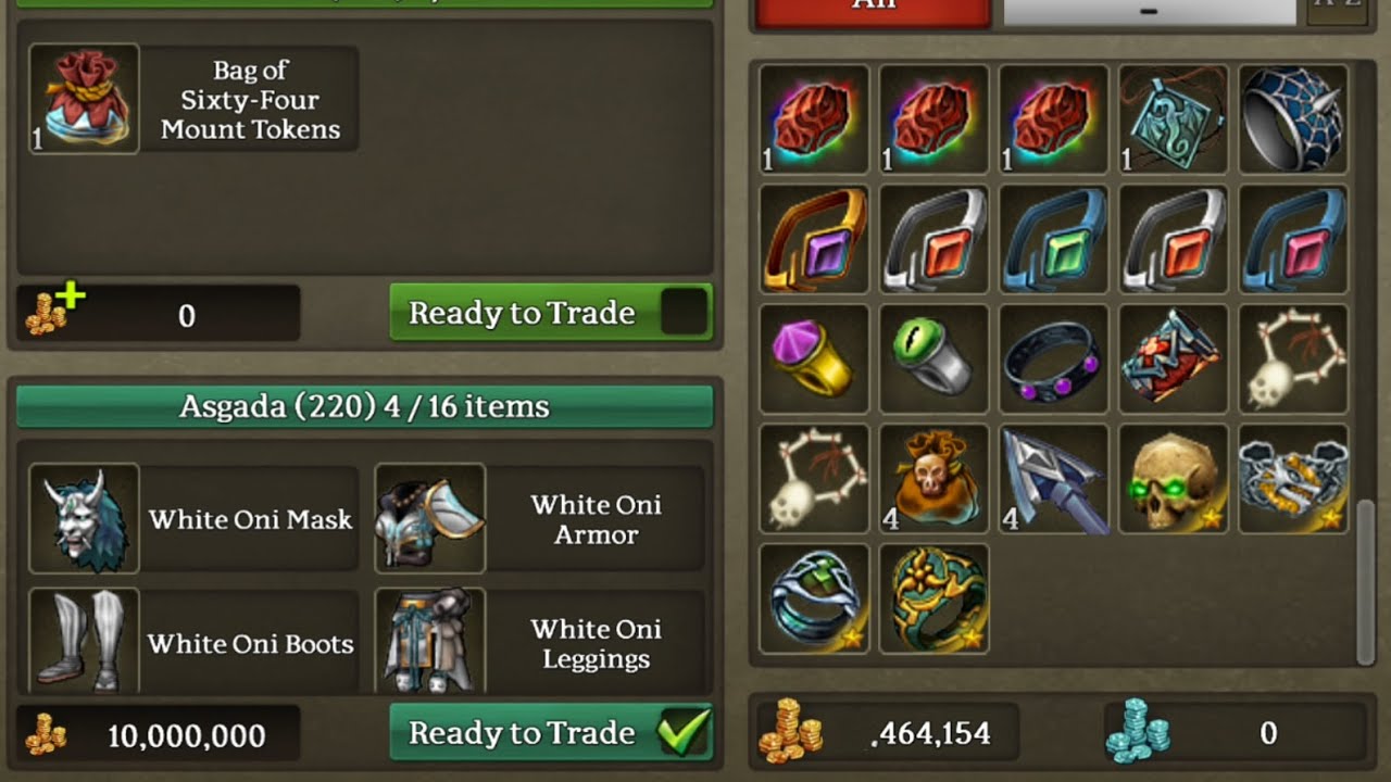 Celtic Heroes Selling 64 Mount Token 10M - YouTube