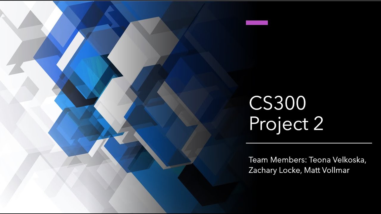 CS300 Project 2 - YouTube