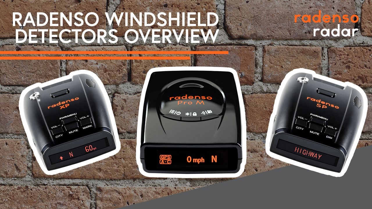 Radenso Radar Windshield Products Overview - YouTube