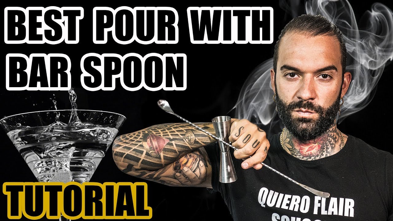 🍸TRUCOS CON BAR SPOON - FLAIR BARTENDING TUTORIAL #tutorialcocktail - YouTube