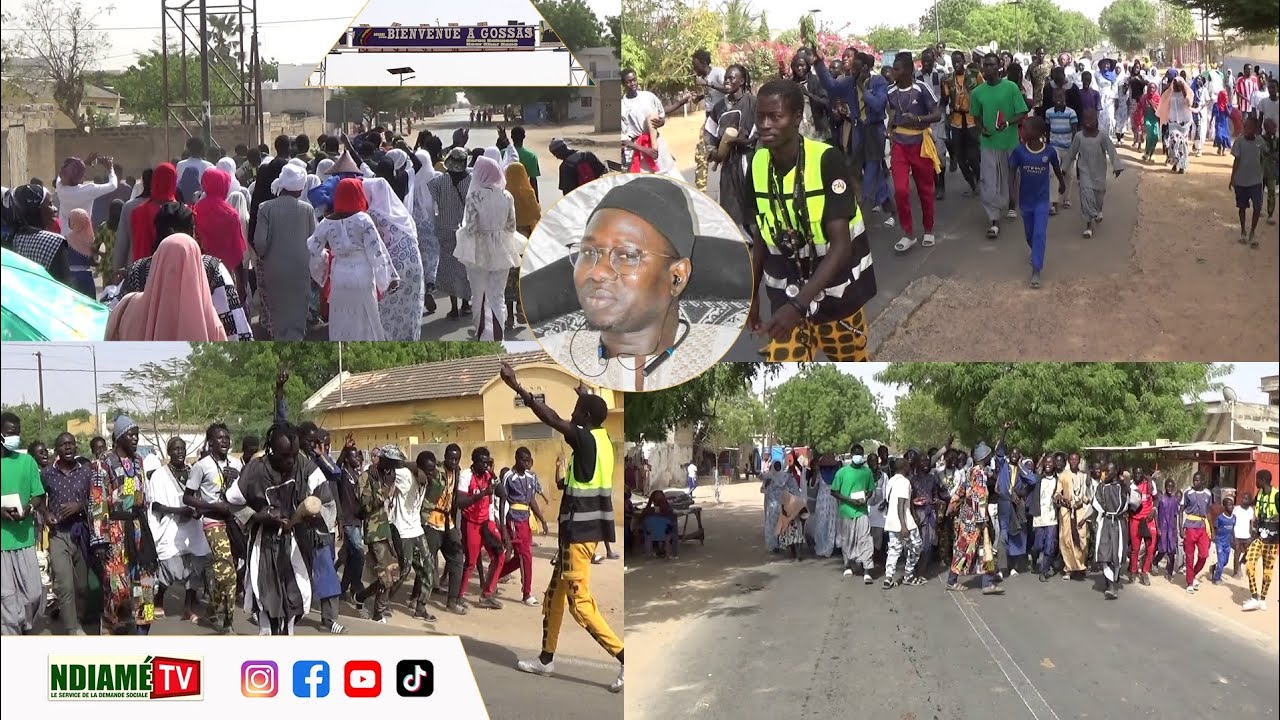 Marche des "yalla yalla" accompagné de zikroulah Thiant Gossas 2024 ...