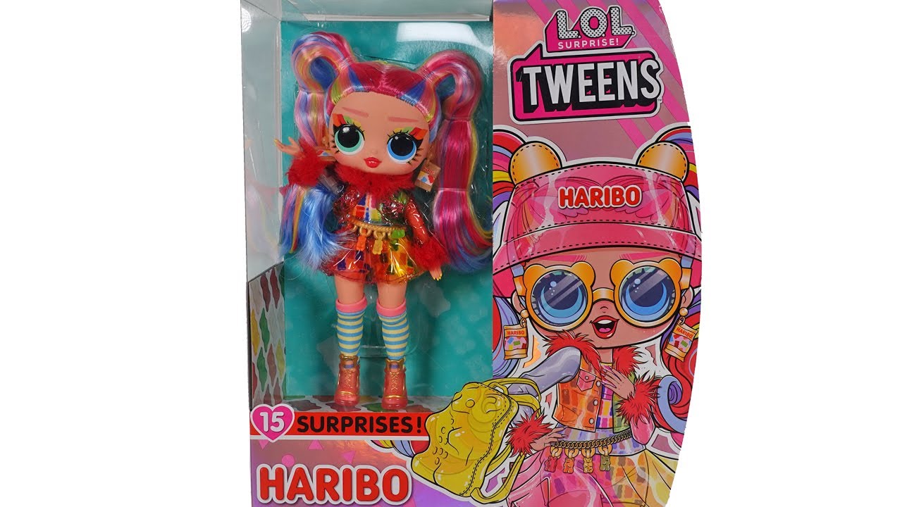 LOL Surprise Tweens Haribo Doll Holly Happy Unboxing Review - YouTube
