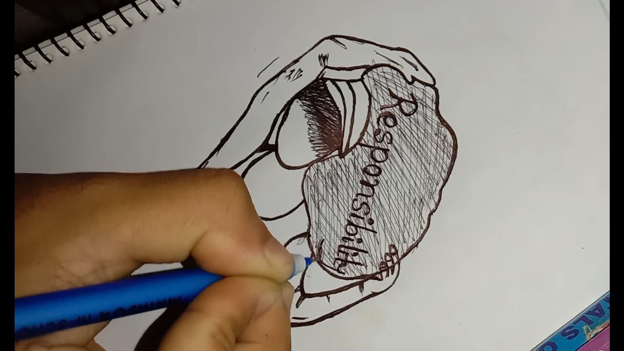Meaningful drawing || Responsibility for a person || Motivational ...