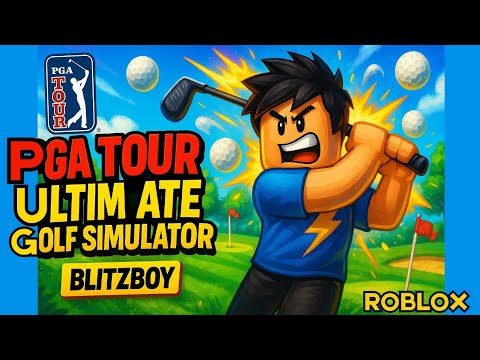⛳ Conquering the PGA TOUR Ultimate Golf Simulator! | Roblox Golf ...