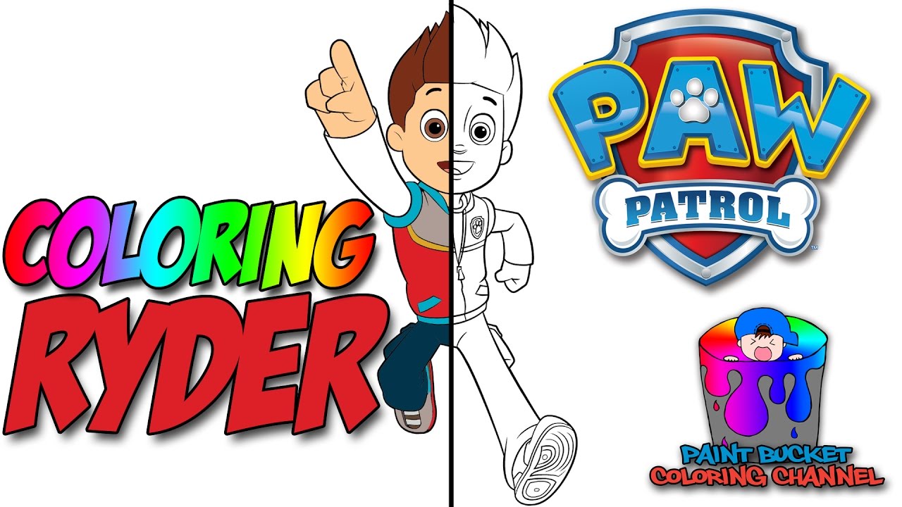 How to Color Paw Patrol's Ryder - Nickelodeon's Paw Patrol Coloring ...