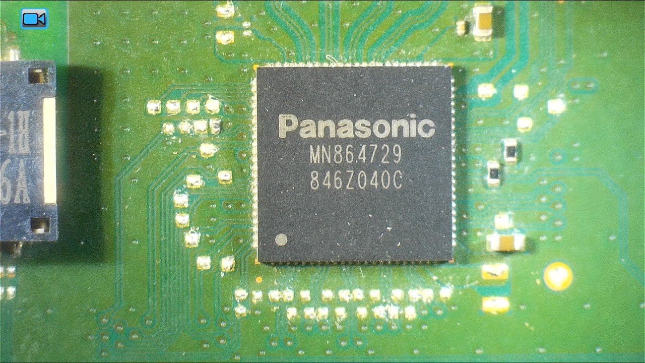 Medidas de referencia chip Panasonic MN864729 de PS4 Slim SAF-003 - YouTube