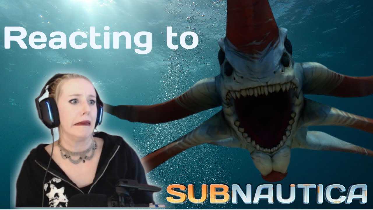 REACTING TO SCARY SUBNAUTICA CLIPS - YouTube