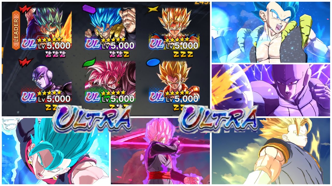🔥FULL ULTRA TEAM!!!🔥 dragon ball legends - YouTube