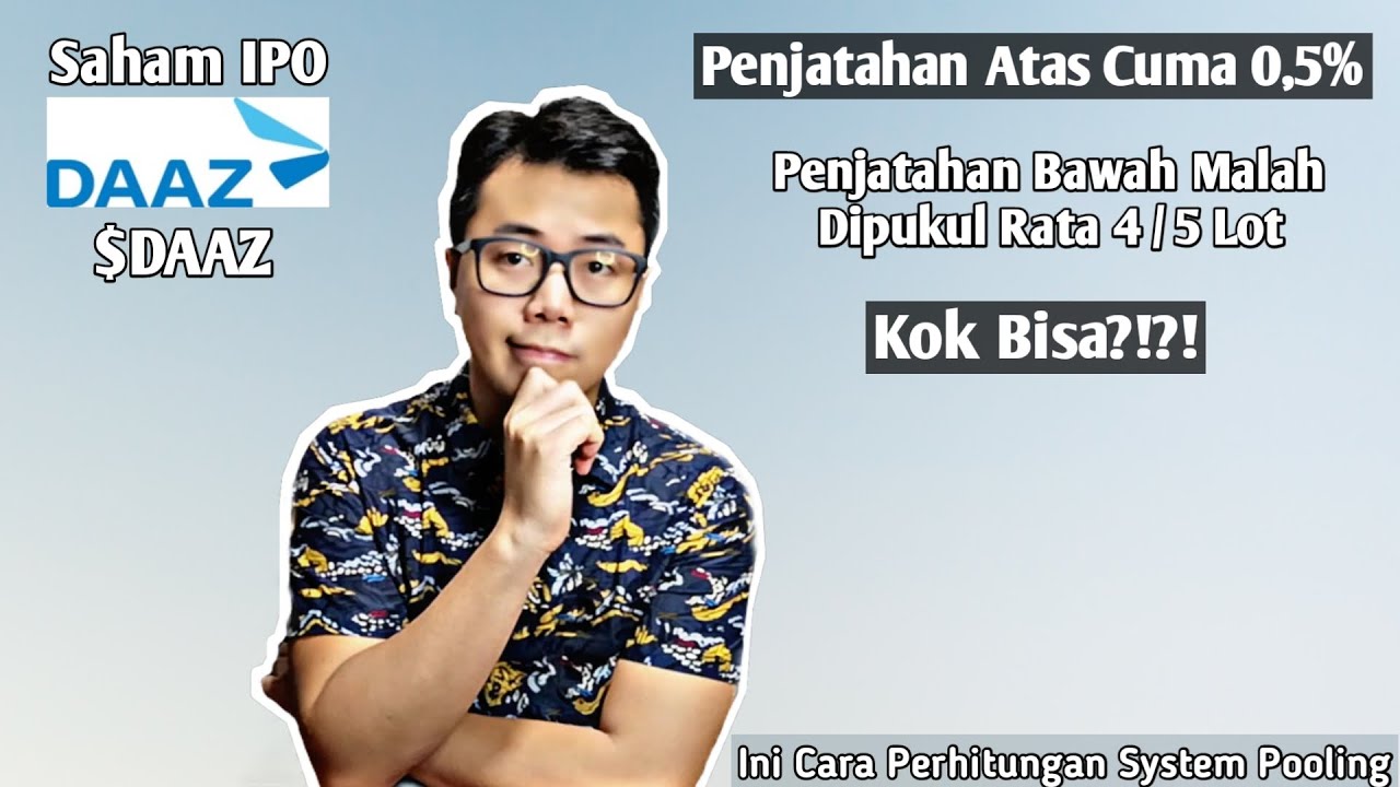Penjatahan Saham IPO $DAAZ Super Sedikit! Penjatahan Bawah Dipukul Rata ...